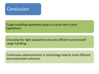 Cargo Handling Equipment at Ports.pptx