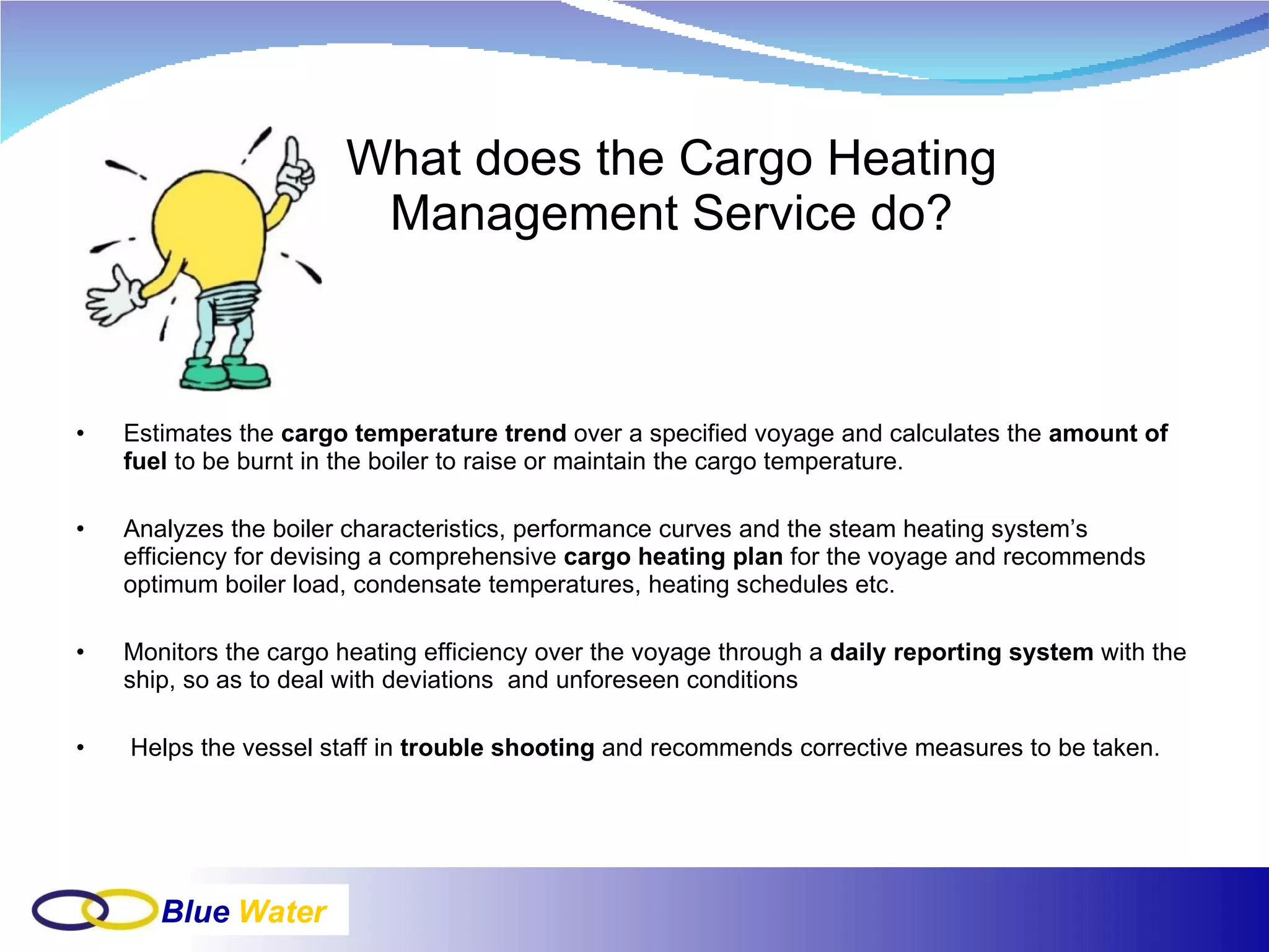 Cargo Heating Management Service | PPS
