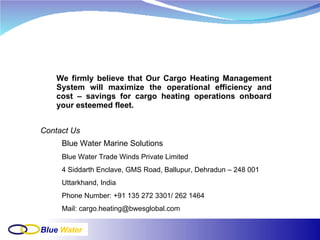 Cargo Heating Management Service | PPS