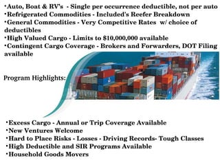 Cargo insurance | PPT