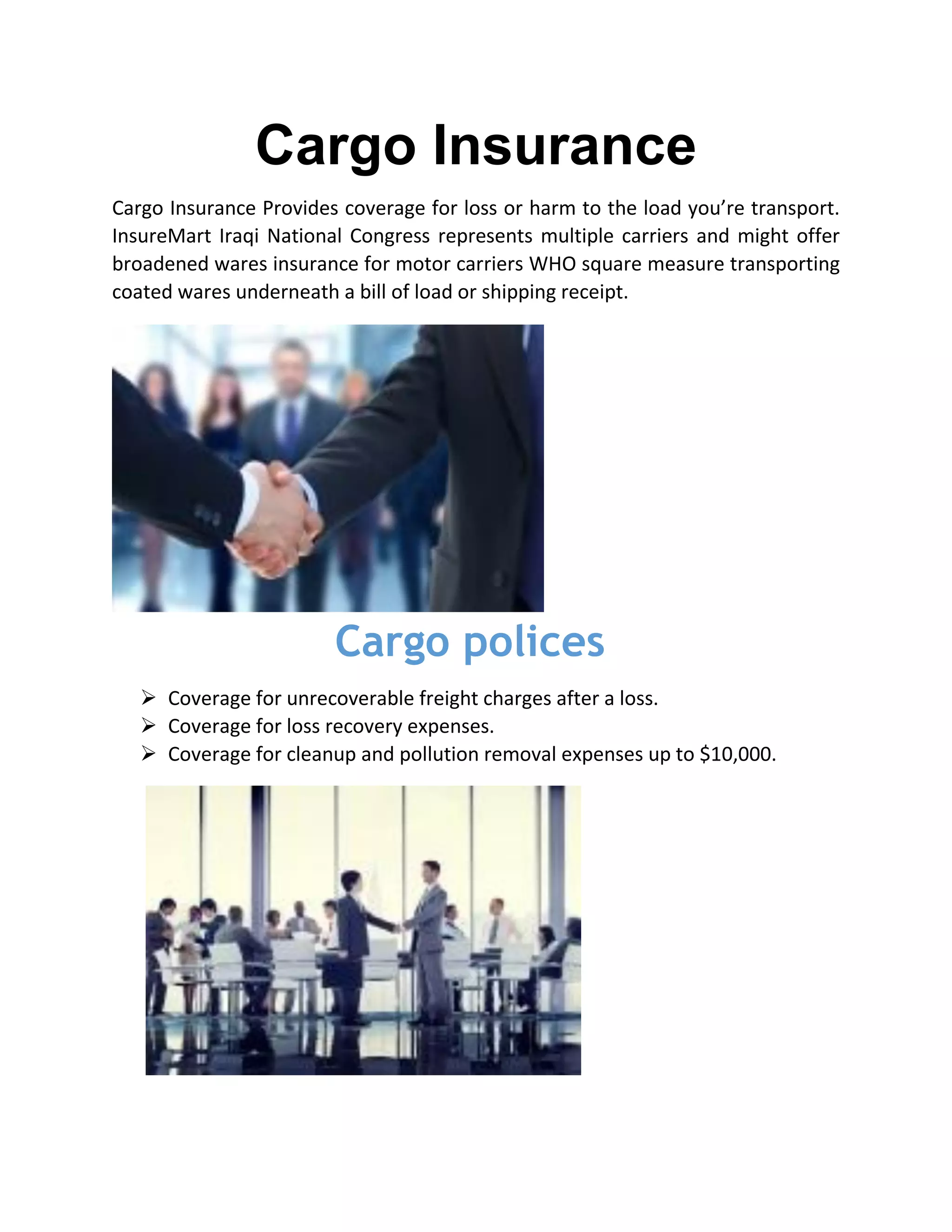 Cargo Insurance | PDF