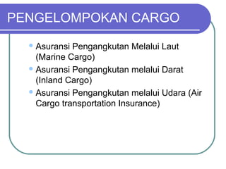 Cargo insurance upload | PPT