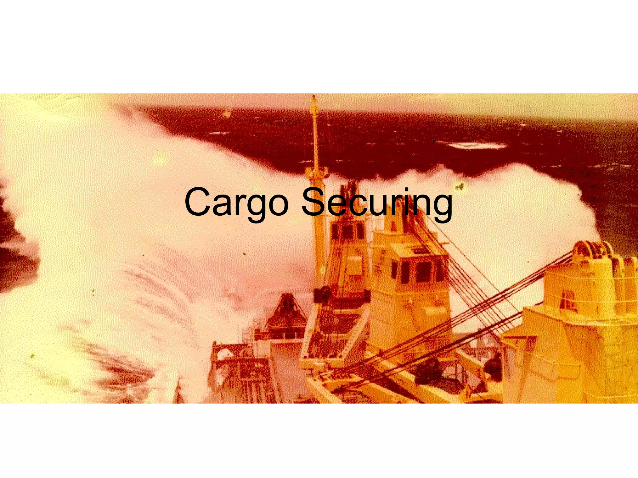 Cargo lashing | PPT