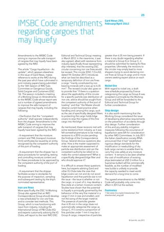 Cargo liquefaction | PDF