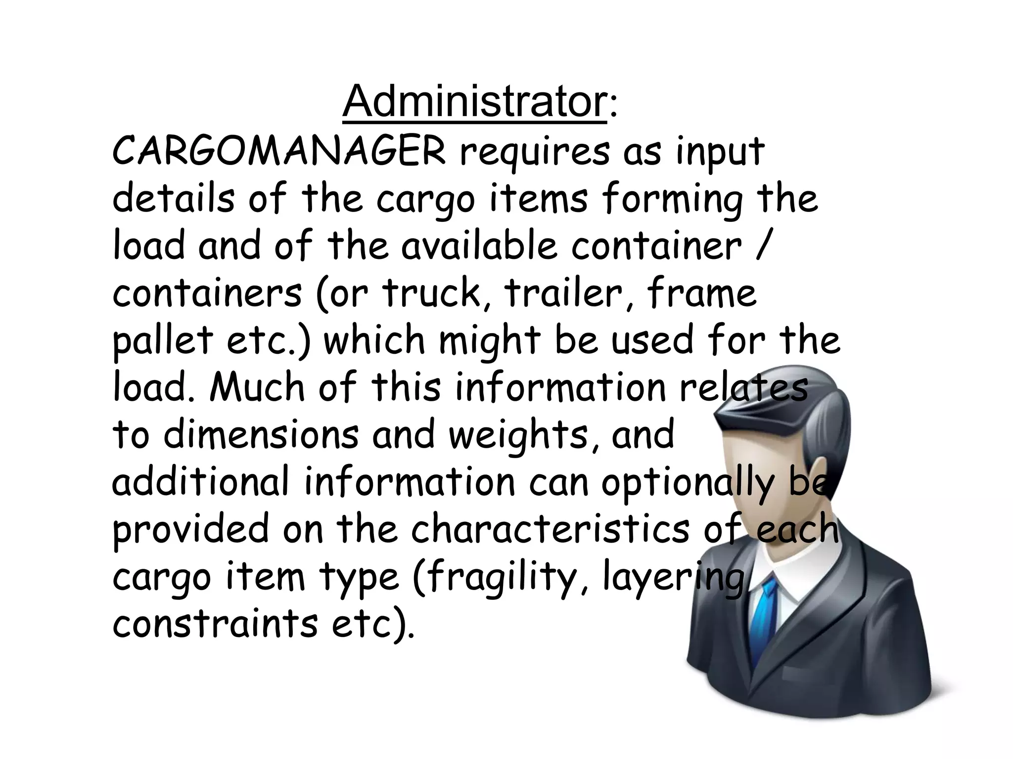 Cargo logistics management ppt | PPTX