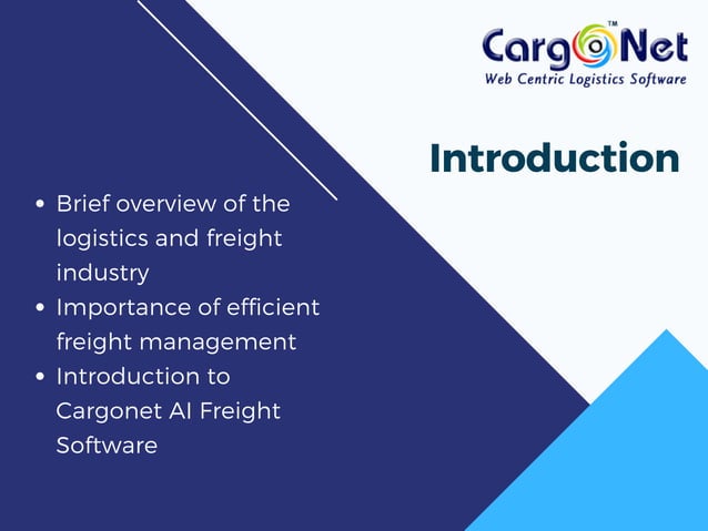 CargoNet- All in one Freight Forwarding Software Solution.pdf | Logistics and Transportation ...