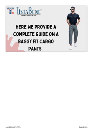 CARGO PANTS | PDF