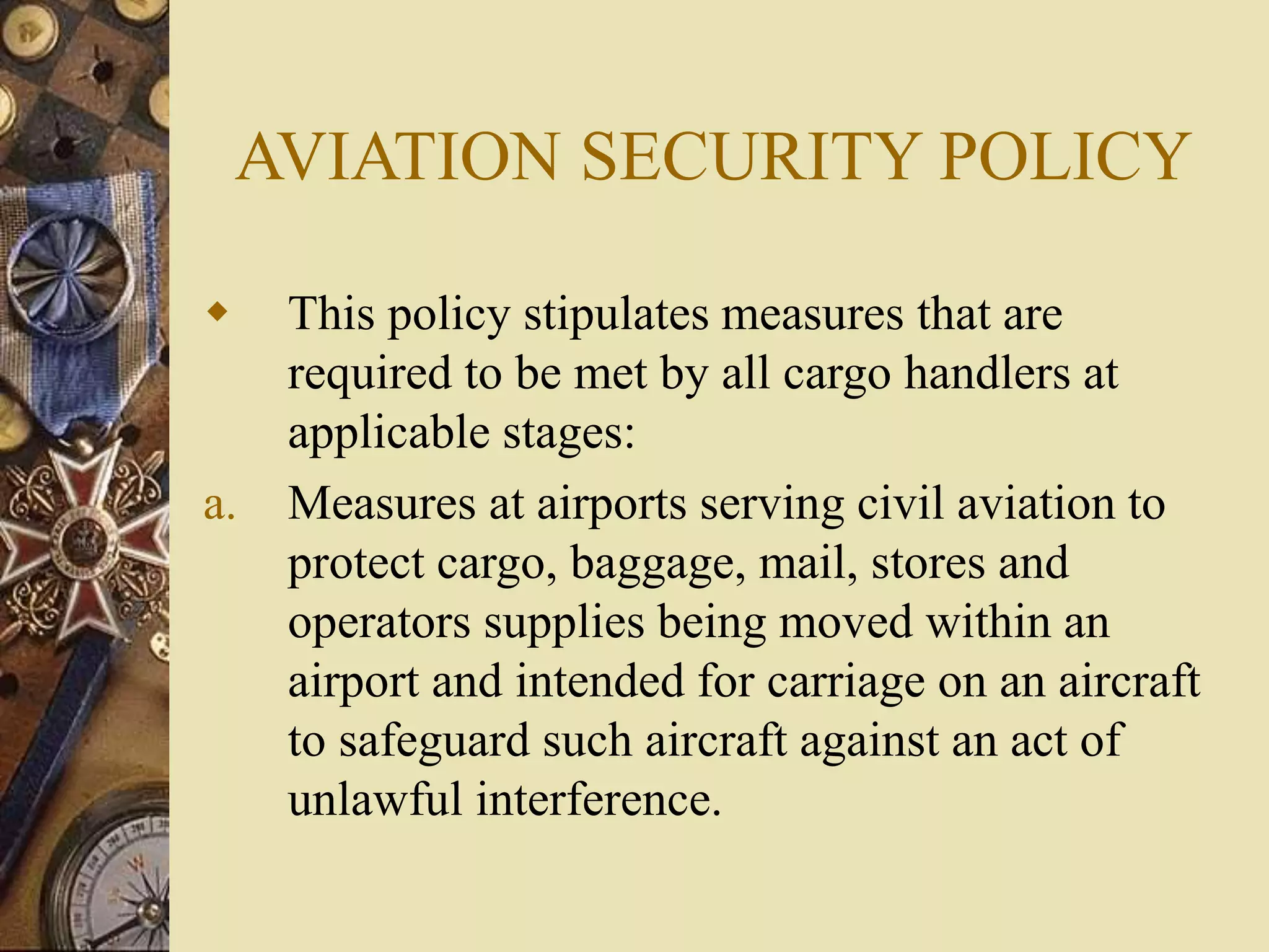 Cargo security at kenya’s airports | PPT