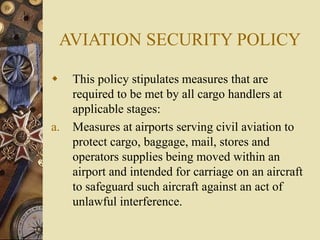 Cargo security at kenya’s airports | PPT | Air Travel | Travel Type