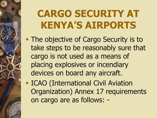 Cargo security at kenya’s airports | PPT