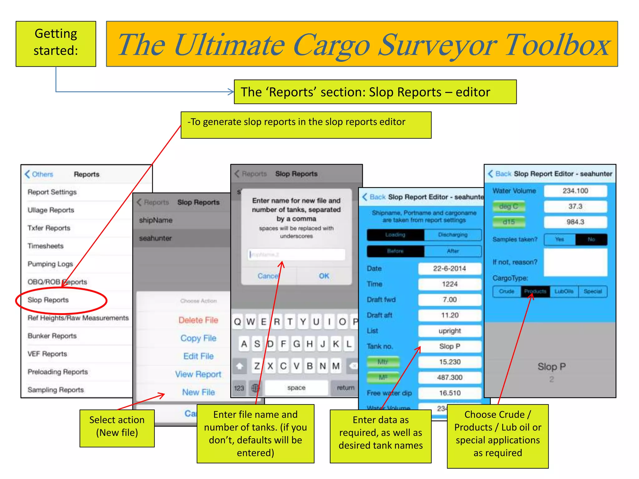 CargoSurveyor: toolbox for marine cargo surveyors | PPTX