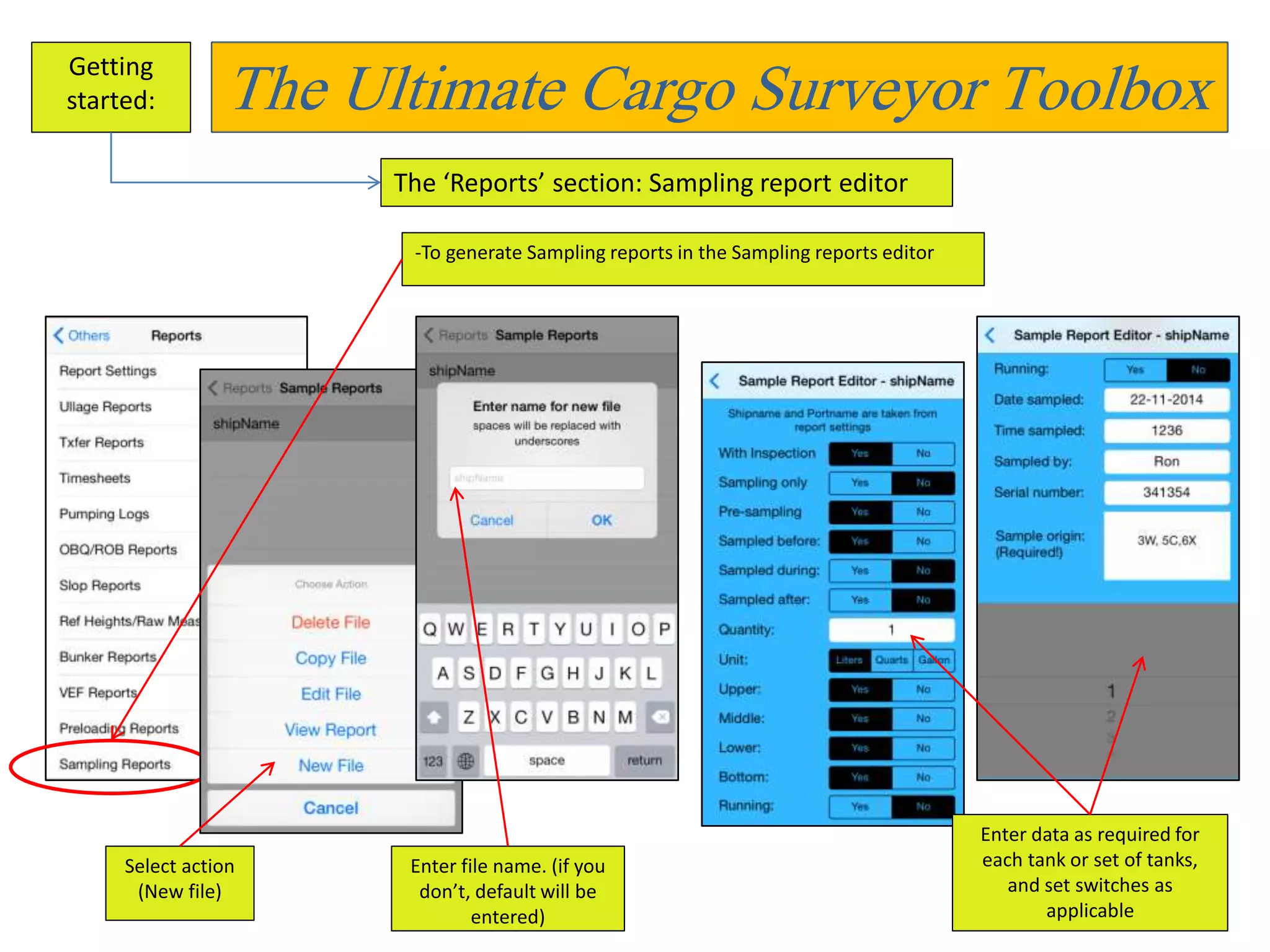 CargoSurveyor: toolbox for marine cargo surveyors | PPTX