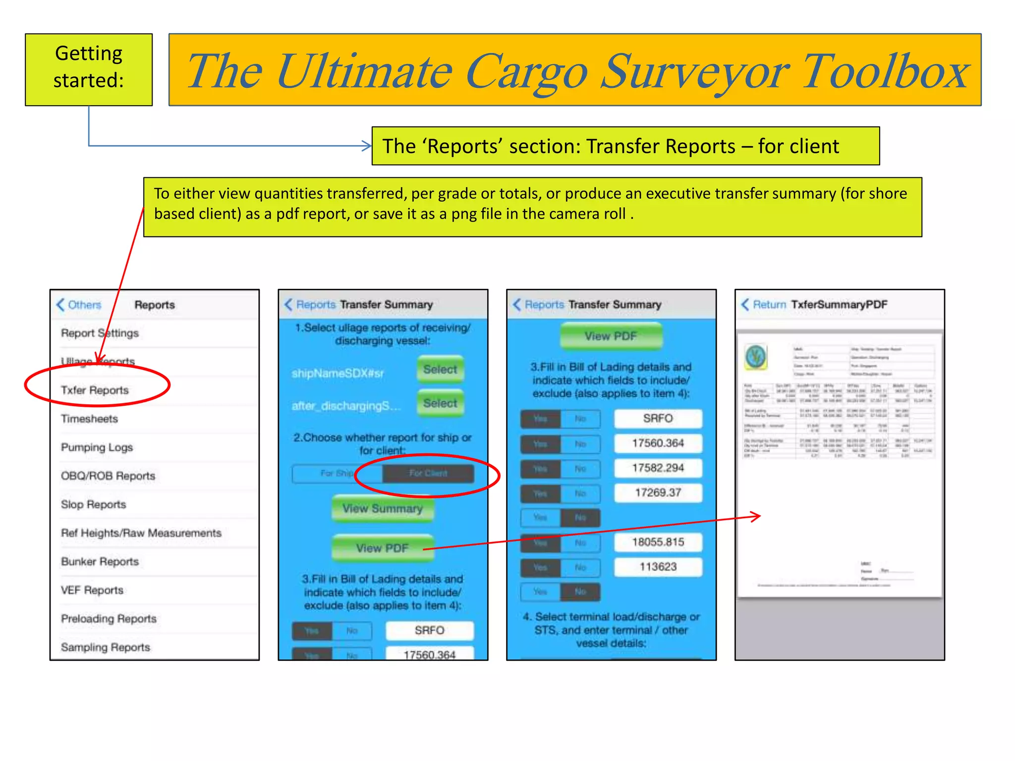 CargoSurveyor: toolbox for marine cargo surveyors | PPTX