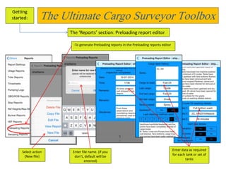 CargoSurveyor: toolbox for marine cargo surveyors | PPTX