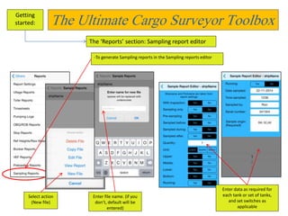 CargoSurveyor: toolbox for marine cargo surveyors | PPTX