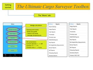 CargoSurveyor: toolbox for marine cargo surveyors | PPTX