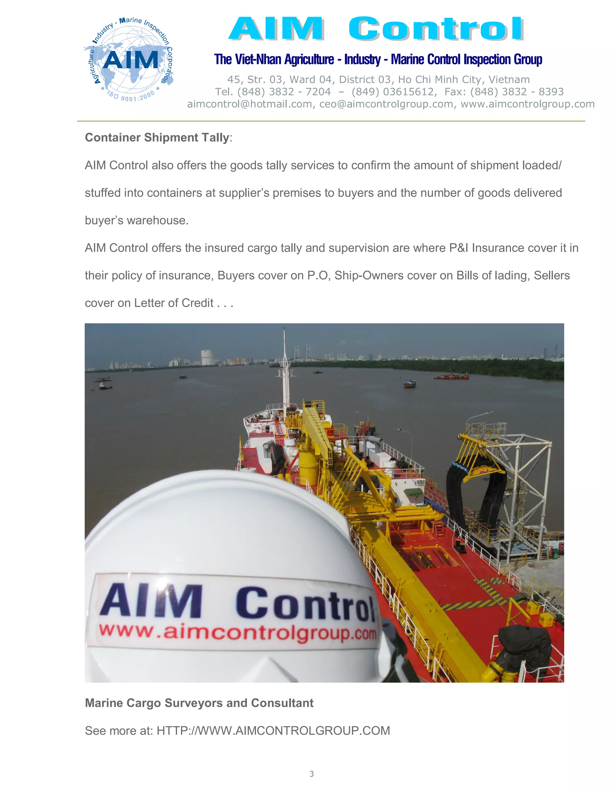 Cargo tally in Vietnam | PDF | Logistics and Transportation Industry ...