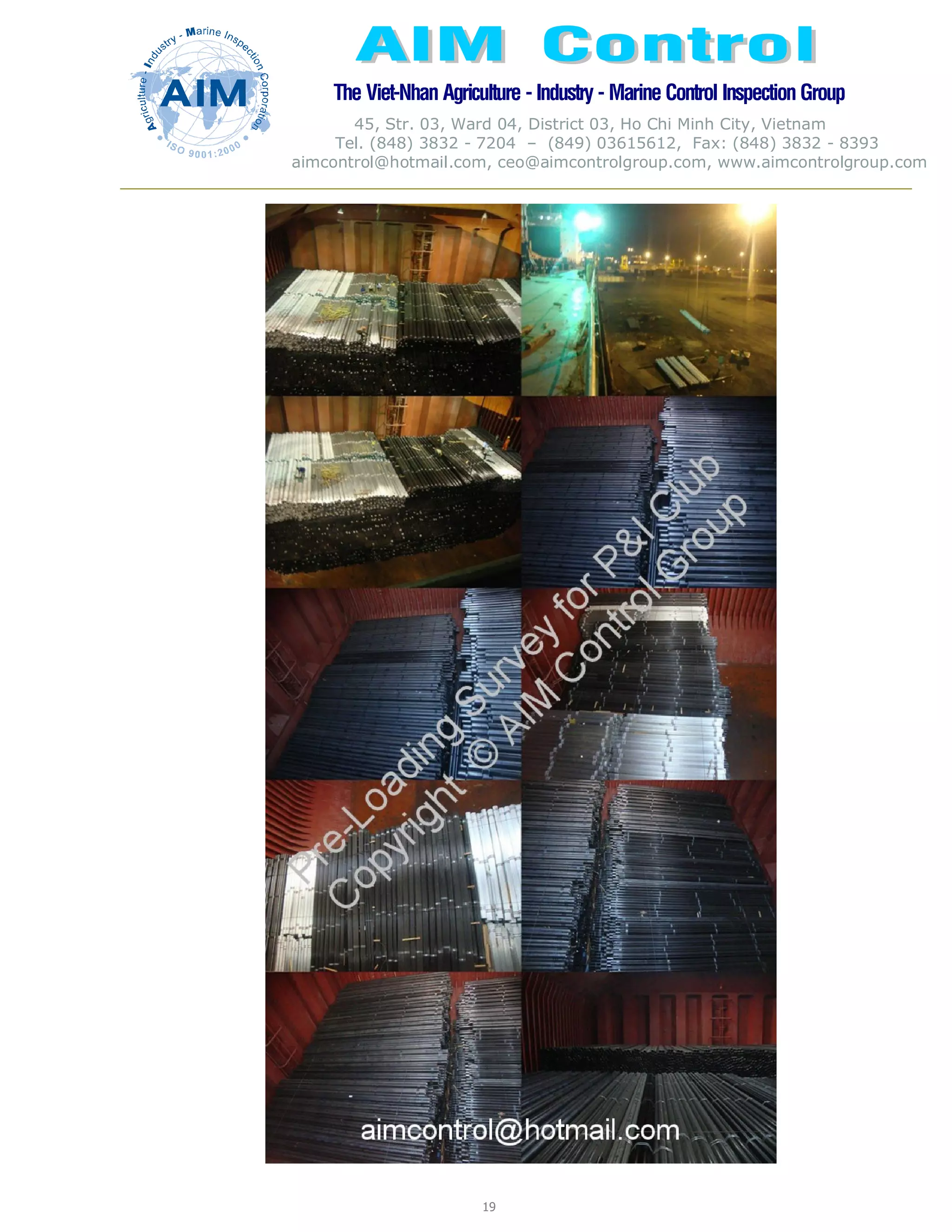 Cargo tally loading supervision & marine surveyors | PDF