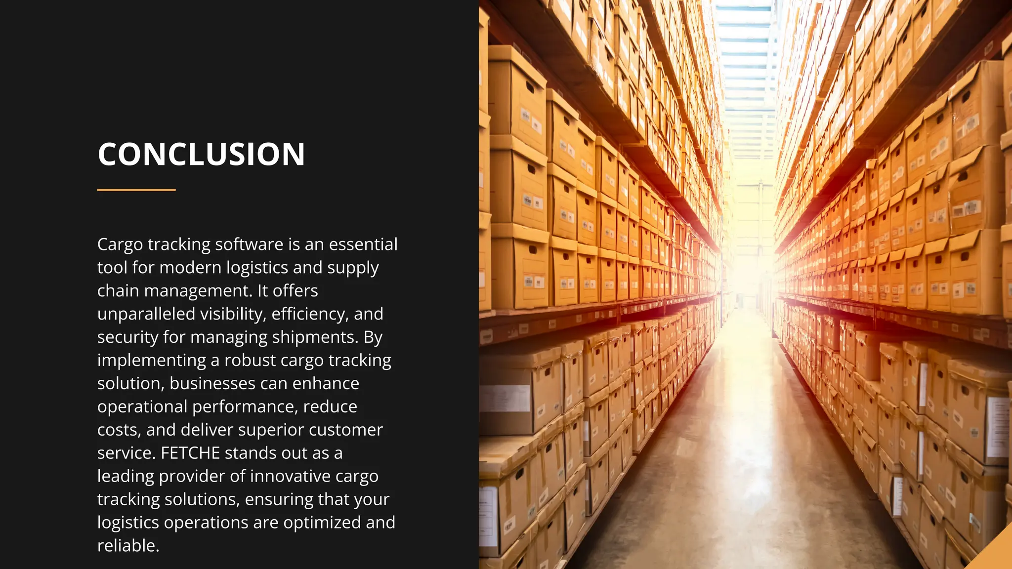 CARGO TRACKING SOFTWARE- FETCHE logistic | PDF