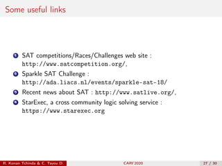 Cari2020 Parallel Hybridization for SAT: An Efficient Combination of ...