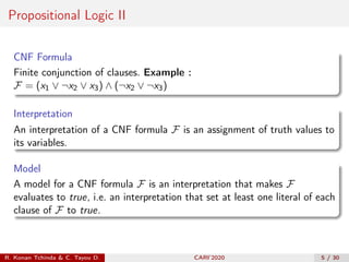 Cari2020 Parallel Hybridization for SAT: An Efficient Combination of ...