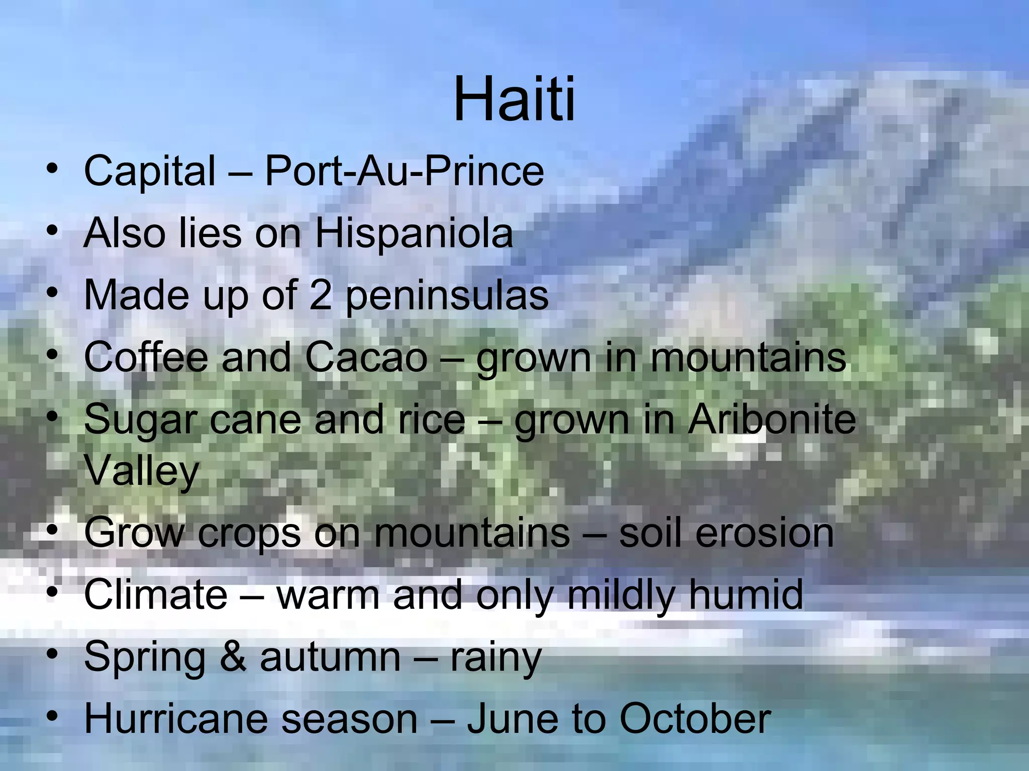 Caribbean Geography | PPT