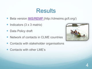Caribbean LME Project Information Management System/Regional ...