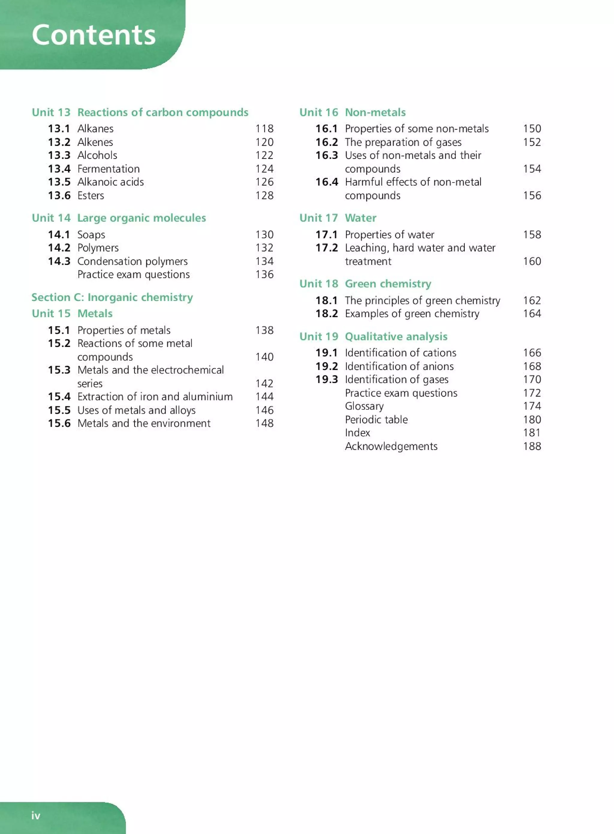 Caribbean csec chemistry study guide | PDF