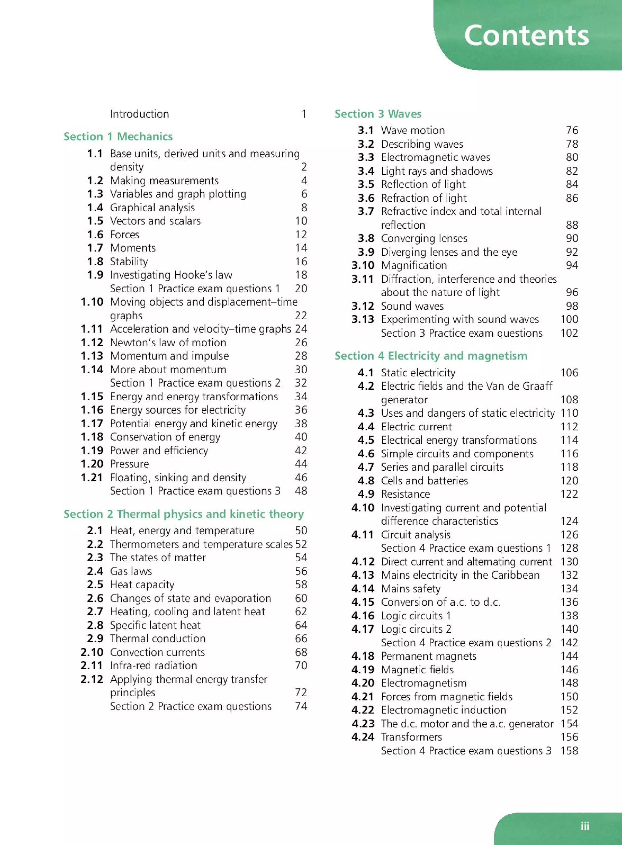 Caribbean csec physics study guide | PDF