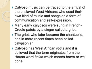 Caribbean cultural expression pt 2 oer | PPT