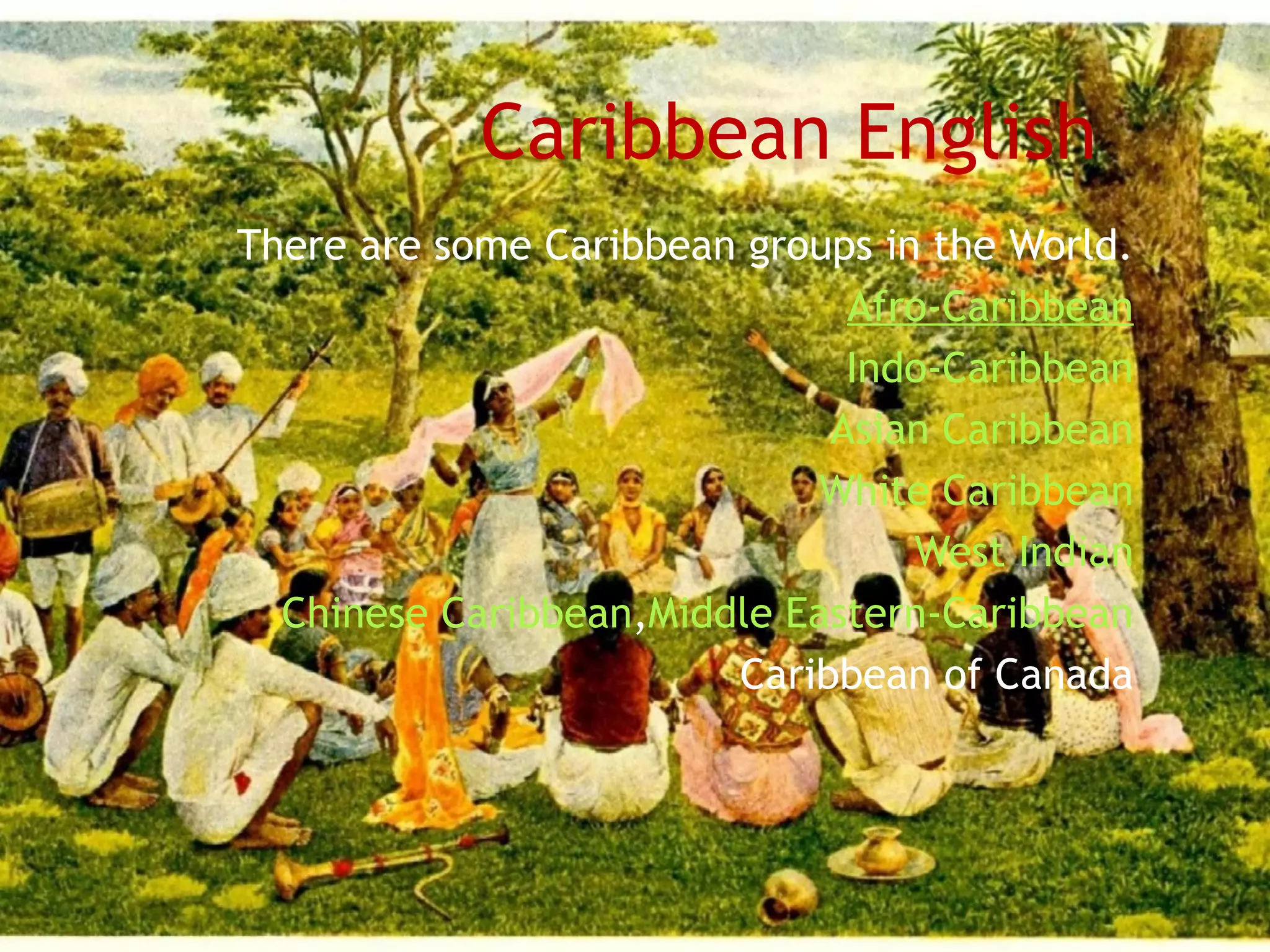 Caribbean english | PPT