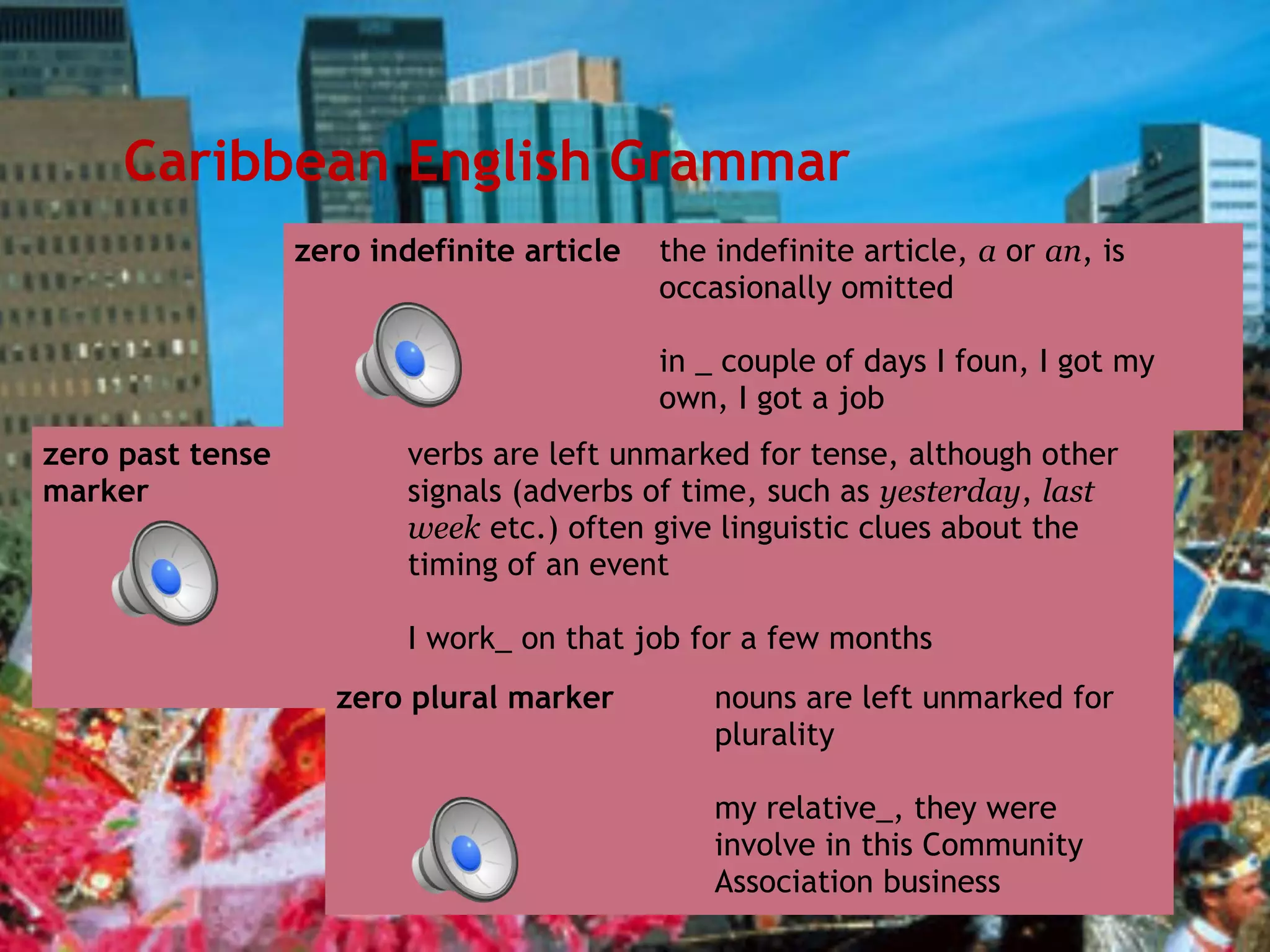 Caribbean english | PPT