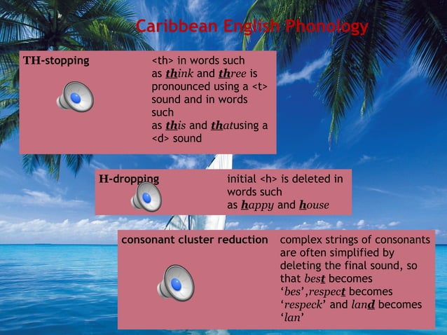 Caribbean english | PPT | South America Travel | Travel Locations