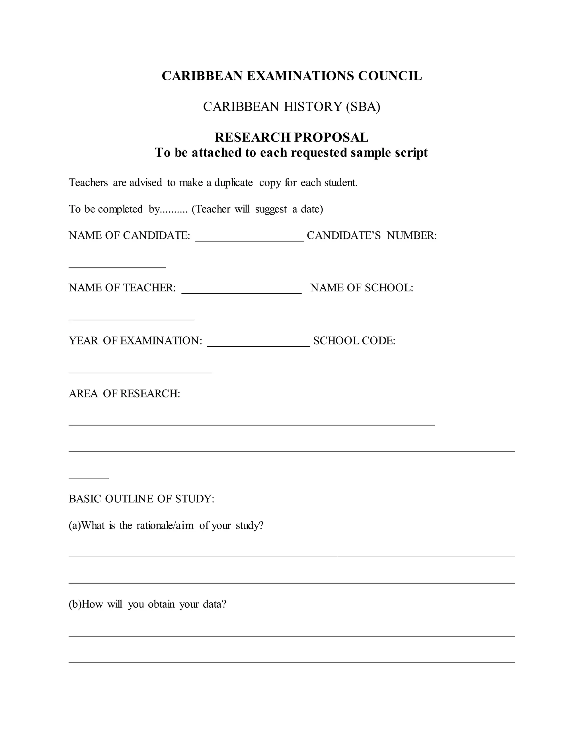 Caribbean examinations counci1 | DOCX
