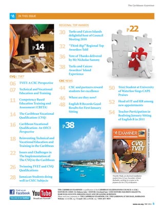 The Caribbean Examiner - CVQ TVET | PDF