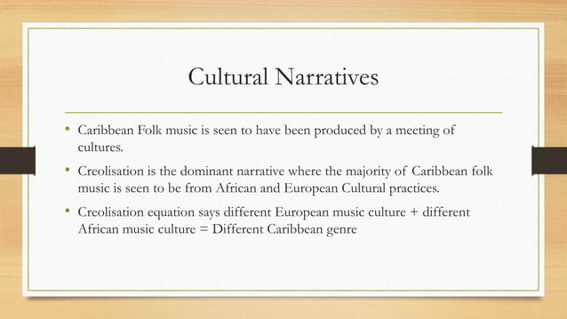 Caribbean Folk Music - Overview | PPT