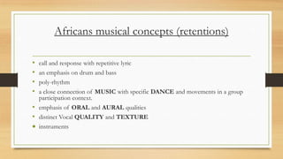 Caribbean Folk Music - Overview | PPT