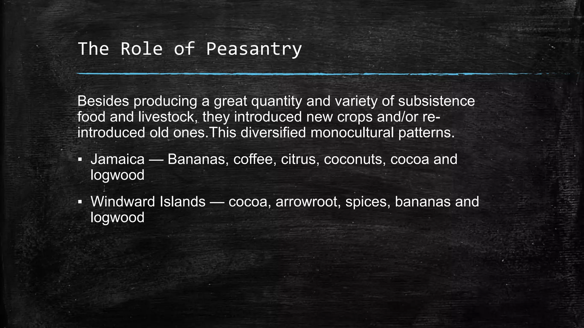 Caribbean freedom peasantry- w. k. marshall | PPTX
