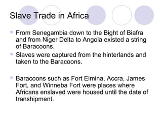 Caribbean history slave trade | PPT