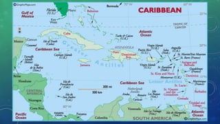 Geographic presentation of the Caribbean islands | PPTX