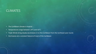 Geographic presentation of the Caribbean islands | PPTX