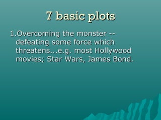 Caribbean media arts the 7 basic plots | PPT