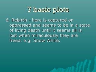 Caribbean media arts the 7 basic plots | PPT