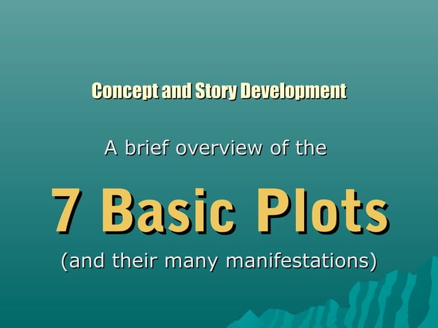 Caribbean media arts the 7 basic plots | PPT