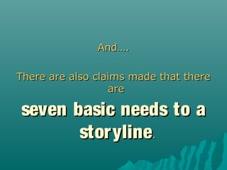 Caribbean media arts the 7 basic plots | PPT