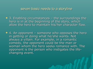 Caribbean media arts the 7 basic plots | PPT