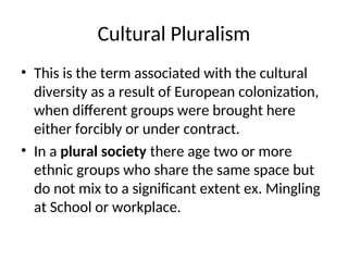 Caribbbean Studies Module 1 Notes For CAPE | PPT