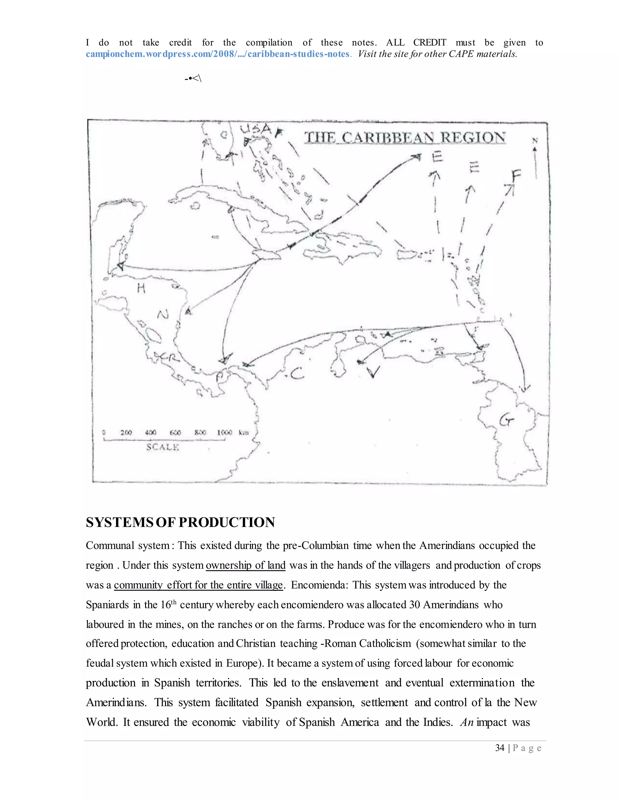 Caribbean studies notes_ | DOCX