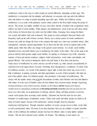 Caribbean studies notes_ | DOCX