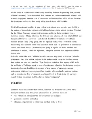Caribbean studies notes_ | DOCX